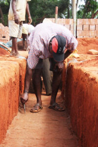 Stabilised Rammed Earth Foundations - Auroville Earth Institute