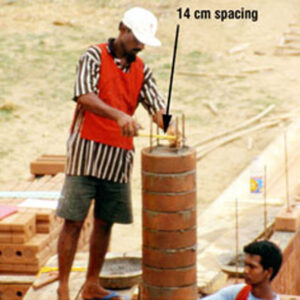 Composite Columns - Auroville Earth Institute