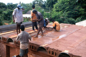 Hourdi Roofing - Auroville Earth Institute